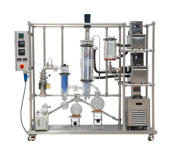 Quality High Vacuum Wiper Distillation Machine Stainless Steel Wiped Film Distillation System for sale