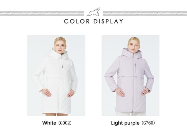 Durable and Fashionable Woman Sping Autumn Coat with Wide Hood and Functional Pockets