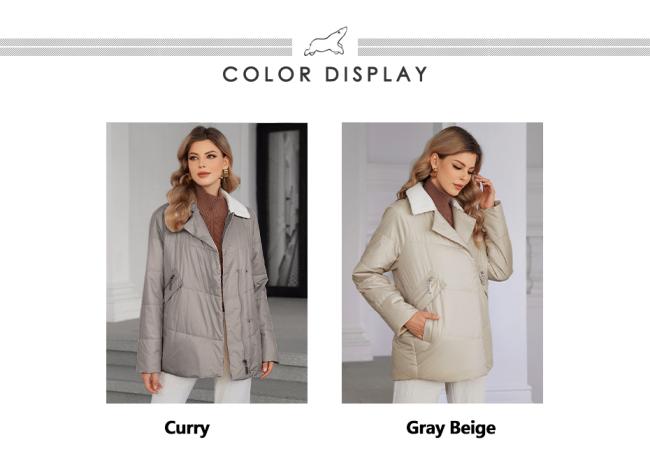 Padded coat, Woman Sping Autumn Coat For Mid Aged Women, big size, for europe winter, short coat, double pockets,
