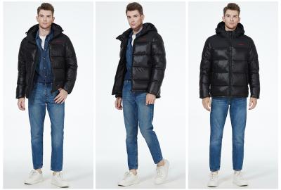 Cina Giacca a manica lunga a manica lunga con cappuccio Giacca casual per uomini in vendita