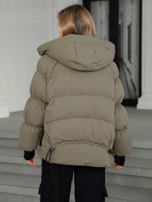 China Women's Casual Style Coat With Bright Colors Down Filling And Nice Length Machine Washable for sale