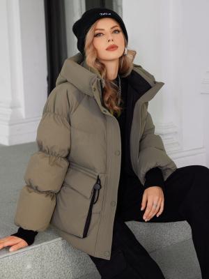 China Women's Casual Style Coat With Bright Colors Down Filling And Nice Length Machine Washable for sale