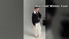 Watch: Windproof Unisex Winter Coat Thick Cold Winter Cotton Overcoat For Women Showcase