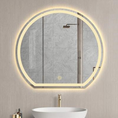 China 3000K - 6000K Bluetooth Music Mirror Customized Round LED Vanity Mirror for sale