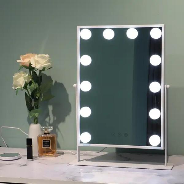 Quality Rectangle Vanity Touch Screen Mirror Smart Vanity Makeup Mirror Customized for sale