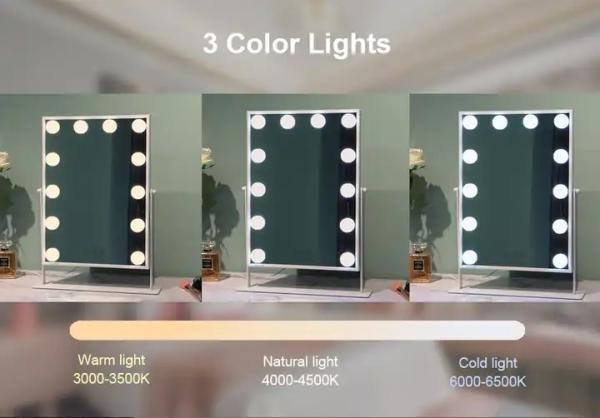 Quality Rectangle Vanity Touch Screen Mirror Smart Vanity Makeup Mirror Customized for sale
