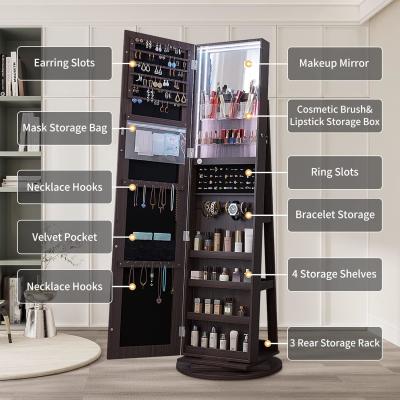 Cina Frameless Full Length Mirror Cabinet Rectangle Wood Mirror Cabinet Customized in vendita