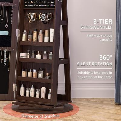 Cina Frameless Full Length Mirror Cabinet Rectangle Wood Mirror Cabinet Customized in vendita