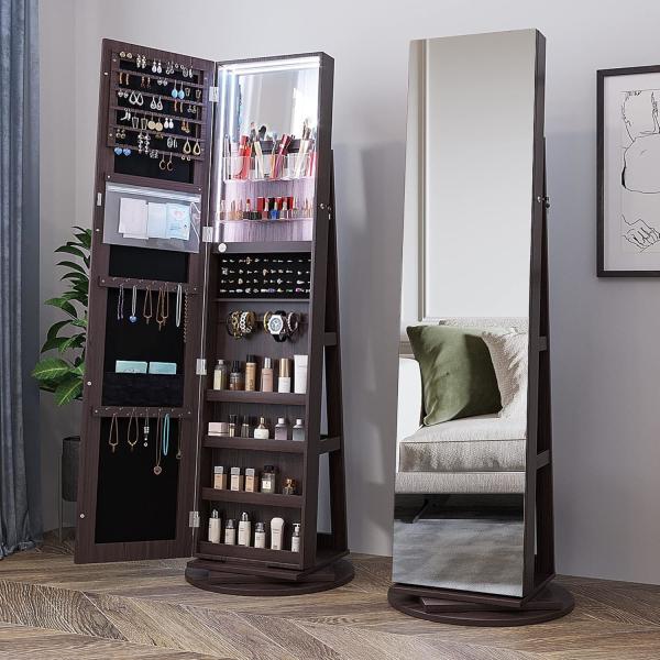 Quality Frameless Full Length Mirror Cabinet Rectangle Wood Mirror Cabinet Customized for sale