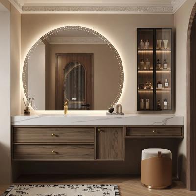 Cina Specchio Rotondo Hotel Bagno Specchio Illuminato Hotel Customized 6500K 3200K in vendita