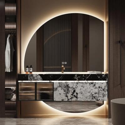 Cina Specchio Rotondo Hotel Bagno Specchio Illuminato Hotel Customized 6500K 3200K in vendita