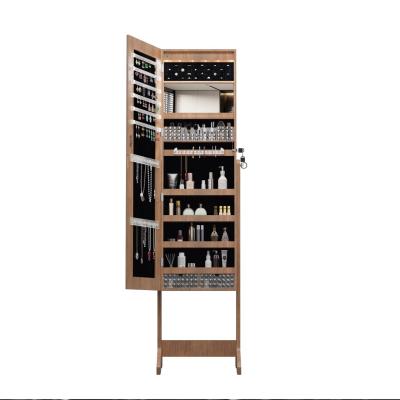 中国 モダン防曇ミラー宝石キャビネット、防湿収納と壁掛け全身鏡付き 販売のため