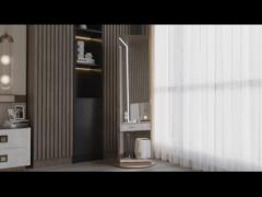 360° Gabinetto per gioielli a rotazione Specchio di vetro a rotazione Gabinetto per specchi senza cornice