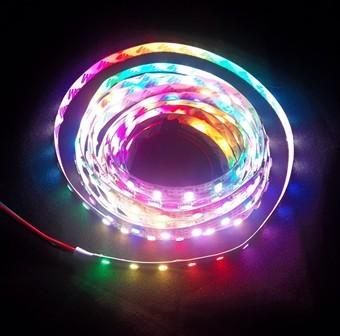 China 144leds/m SMD5050 pixel RGB digital led strip lights for sale
