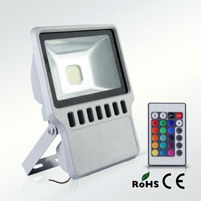 China led flood light 100W RGB color with remote controller IP65 for sale