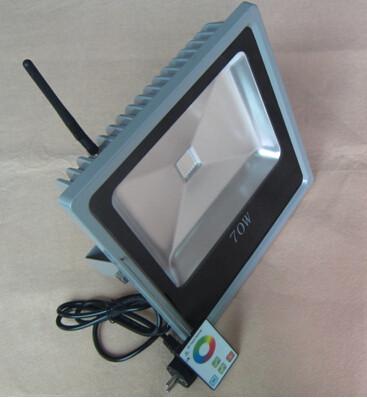 China Best price Aluminium housing 70W RGB led floodlight remote controller for sale