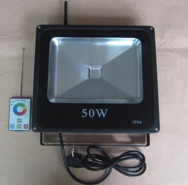 China High power RGB LED floodlight 50W IP67 waterproof Outdoor use CE&ROHS certification for sale