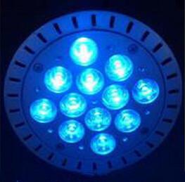 China Green color 12W PAR38 LED light for sale