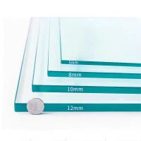 China Multi Thickness 5mm 6mm 7mm Tempered Glass Panel Durable Architectural Construction for sale