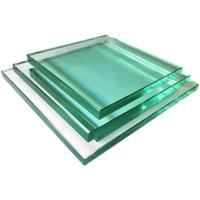 China Multi Thickness 5mm 6mm 7mm Tempered Glass Panel Durable Architectural Construction for sale