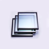 China 10mm Double Tempered Low E Hollow Glass Panel Soundproofing Ice Pattern for sale
