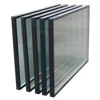China 10mm Double Tempered Low E Hollow Glass Panel Soundproofing Ice Pattern for sale