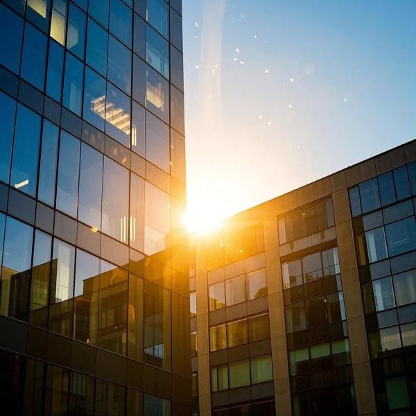 Quality High Class Low E Tempered Float Glass Curtain Wall Panel System for sale