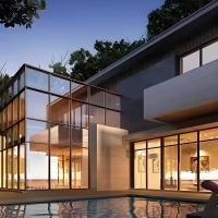 China Low E High Clarity Tempered Float Glass Windows for sale