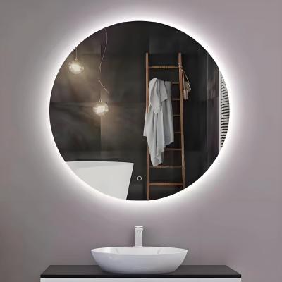 China Stylish Colorful Bathroom Mirror Large Arched Framed Standing Dressing Mirror for sale