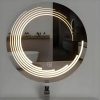 China Environmental Chic Stylish Colorful Bathroom Mirror Panel Decor for sale