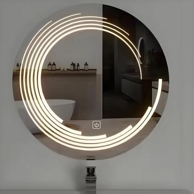 China Environmental Chic Stylish Colorful Bathroom Mirror Panel Decor for sale