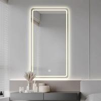 China Environmental Chic Stylish Colorful Bathroom Mirror Panel Decor for sale