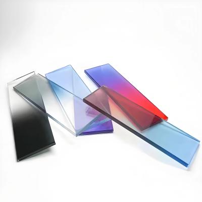 China Multicolor Fabric Sandwich Laminated Glass Customized Size for sale