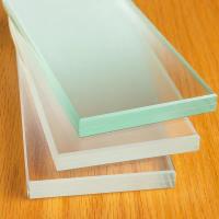 China Multicolor Graded Laminated Glass Panel Shower Room Showcase Application for sale