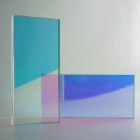 China Multicolor Graded Laminated Glass Panel Shower Room Showcase Application for sale