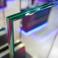 China 5mm Tempered Laminated Glass Panel Showcase Display System for sale