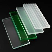 Quality Colored 10mm Laminated Safety Glass Panel Stylish Balcony Railing for sale