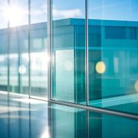China Security Low E Float Reflective Safety Glass Curtain Wall Panel System for sale