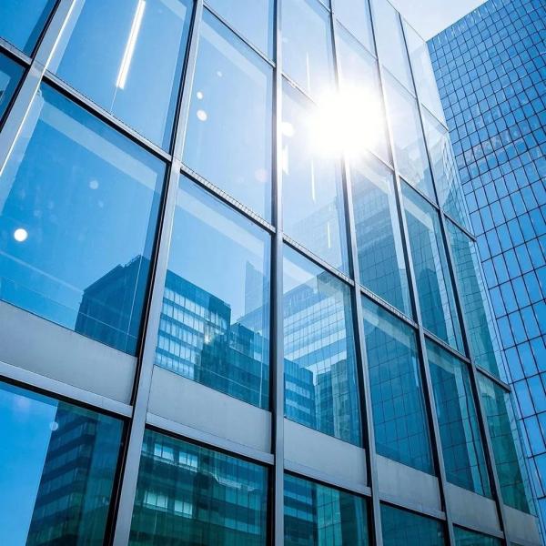 Quality Explosion Proof Curtain Wall Reflective Glass Low E Coated Glass for sale