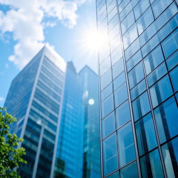 Quality Explosion Proof Curtain Wall Reflective Glass Low E Coated Glass for sale