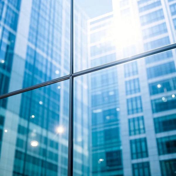 Quality Explosion Proof Curtain Wall Reflective Glass Low E Coated Glass for sale