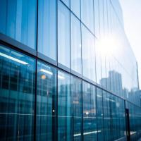 China Reflective Float Coated Low E Glass Curtain Wall Panel System for sale