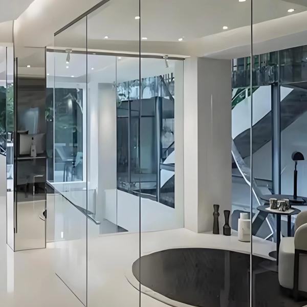 Quality Low Radiation Coated Glass Reflective Curtain Wall Technology Panel for sale
