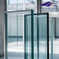 China 5+5mm Hollow Curtain Wall Glass Panel for Sound Insulation Solid Insulating Structure for sale