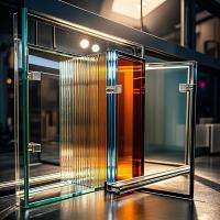 China 5+5mm Hollow Curtain Wall Glass Panel for Sound Insulation Solid Insulating Structure for sale