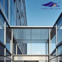 China 5+5mm Hollow Curtain Wall Glass Panel for Sound Insulation Solid Insulating Structure for sale