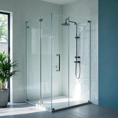 China Explosion Proof Tempered Glass Shower Screen With Safety Glass Design for sale