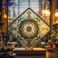 China Textured Patterned Decorative Glass Panel For Doors Windows Interior Partitions for sale