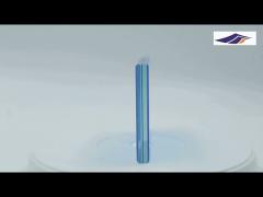 custom iridescent gradient tempered glass for stunning art installations