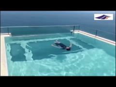 pool shower enclosure tempered glass stylish toughened float glass